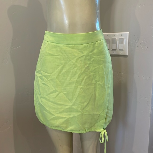PrettyLittleThing | Skirts | Prettylittlething Lime Green Short Skirt ...